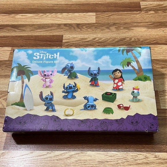 Disney | Toys | Disney Stitch Collectible Deluxe Figure Set 3 Pcs From ...